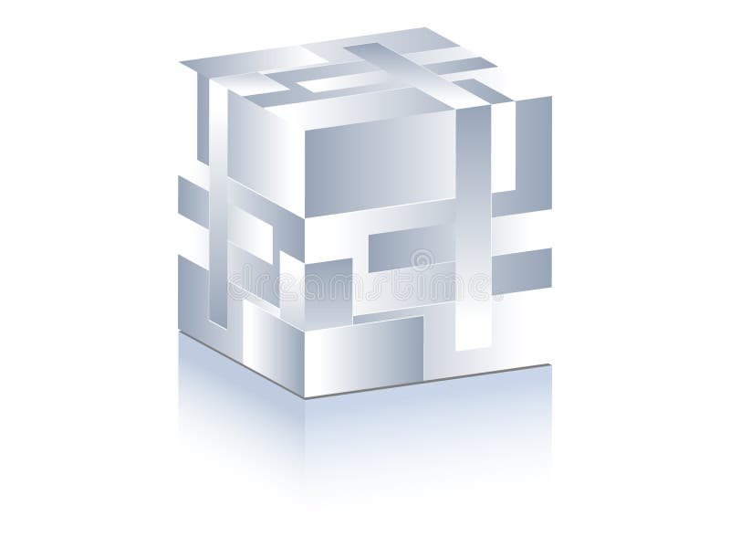 Abstract box stock vector. Illustration of internet, product - 10721489