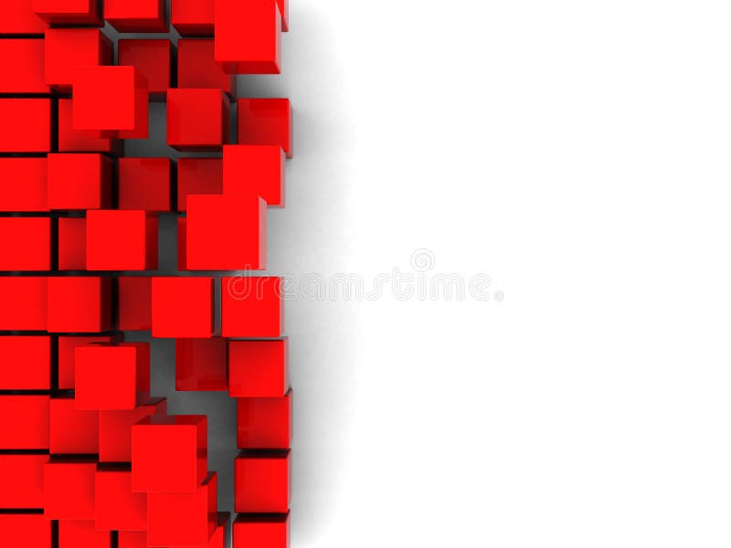 Abstract boxes background stock illustration. Illustration of ...
