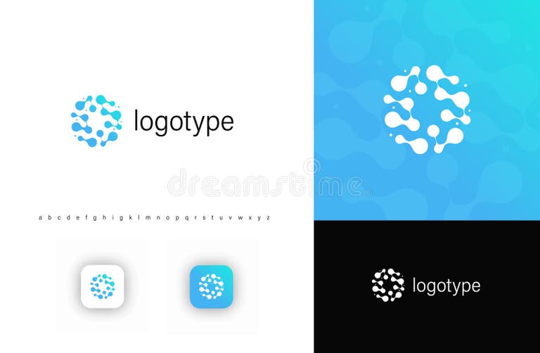 Abstract Brain Logo with Interconnected Neurons, Symbolizing Artificial ...