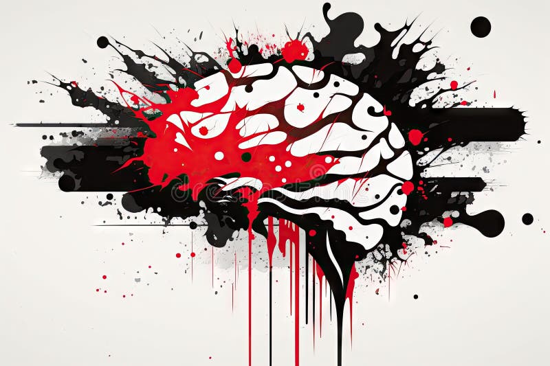 Abstract Brain Waves Visualization for Neuromodulation Stock Photo ...