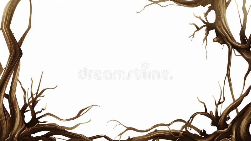 Abstract Branch Frame Illustration Stock Illustration - Illustration of ...