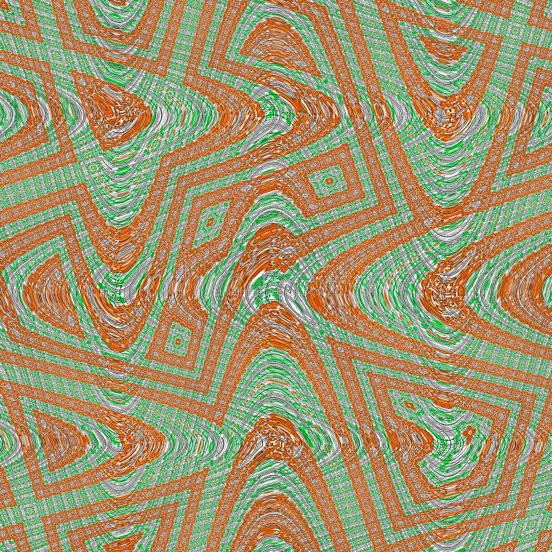 Abstract Break Zigzag Green Tropical Forest Pattern with Waves ...