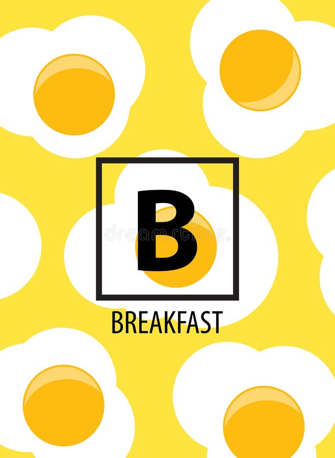 Abstract Breakfast Background Vector Illustration Stock Vector ...