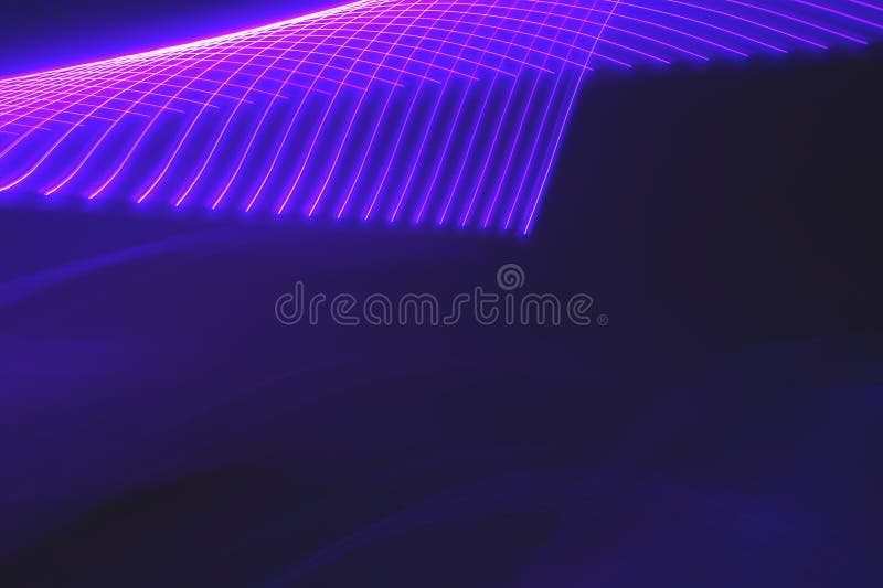 Breaking Wave Effect Light Trail Pattern Stock Photo - Image of ...