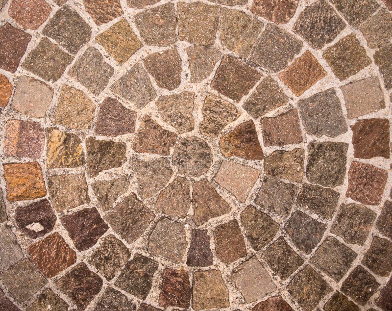 Abstract Brick Circles Pattern Background Stock Photo - Image of ...