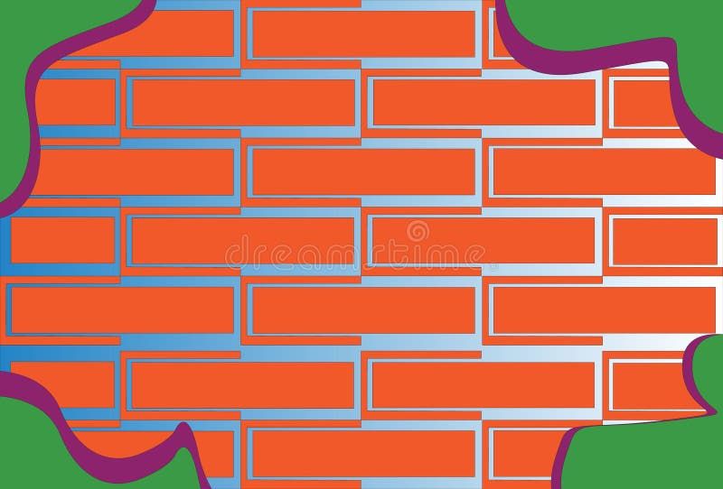Abstract Luxury Brick Pattern Stock Illustration - Illustration of ...