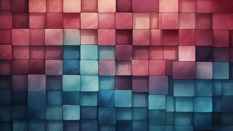 Abstract Brick Wall Design with Vibrant Colors and Geometric Patterns ...