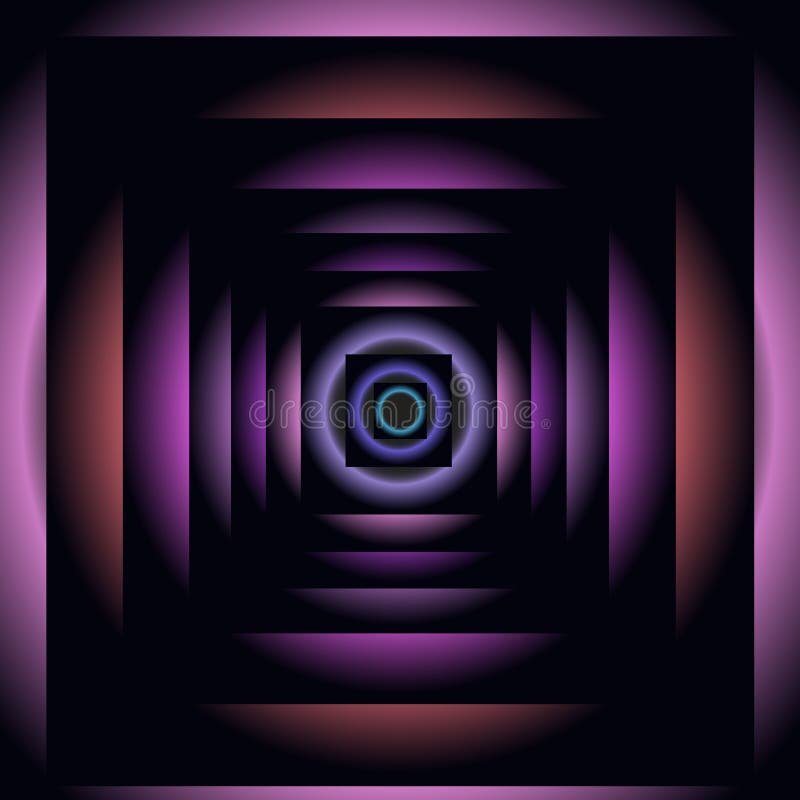 Abstract Bright Background in the Form of Squares from Luminous Figures ...