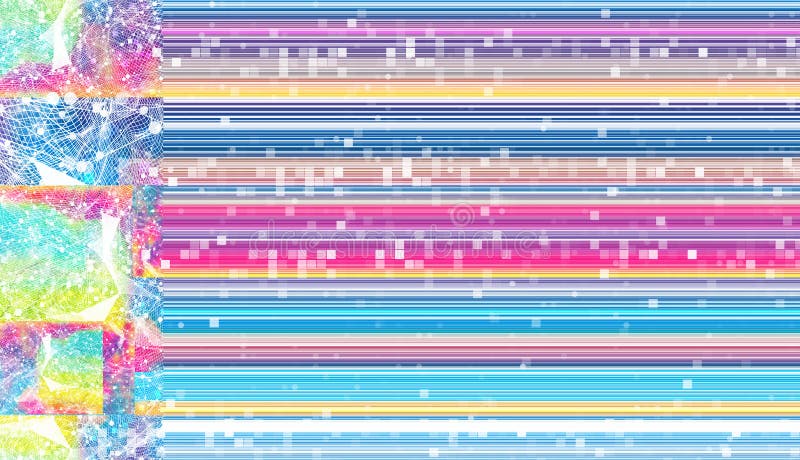 Abstract Technology Collage Background Stock Illustration ...