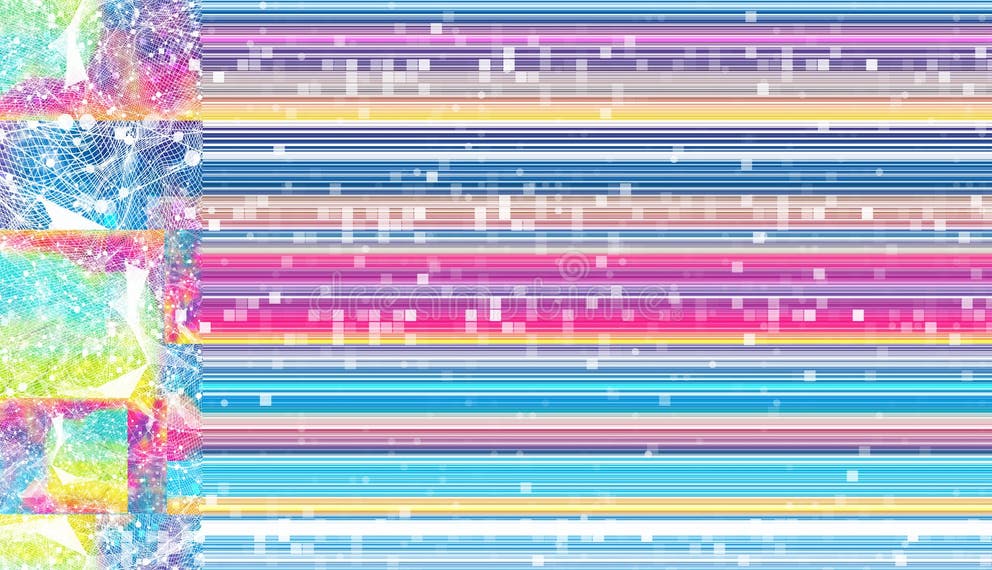 Abstract Technology Collage Background Stock Illustration ...