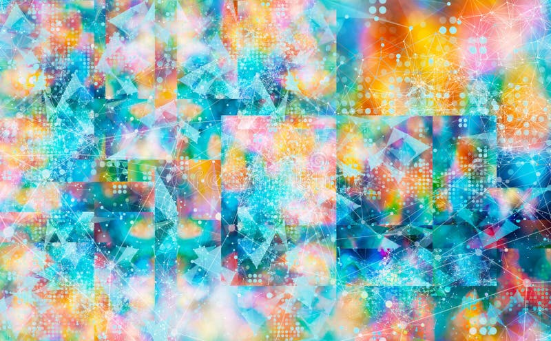 Technology collage stock illustration. Illustration of communications ...