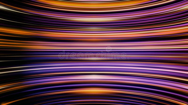 Abstract Bright Bended Lines of Different Matching Colors. Animation ...