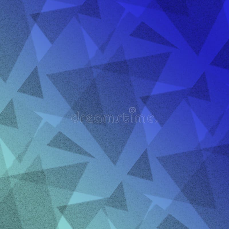Abstract Bright Blue Background with Triangles on it Stock Illustration ...