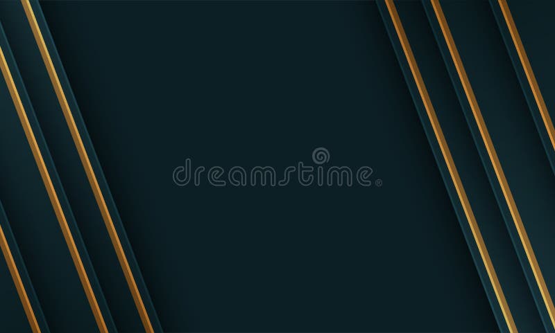 Abstract Bright Blue Color Strip Pattern Luxury Dark Blue with Gold ...