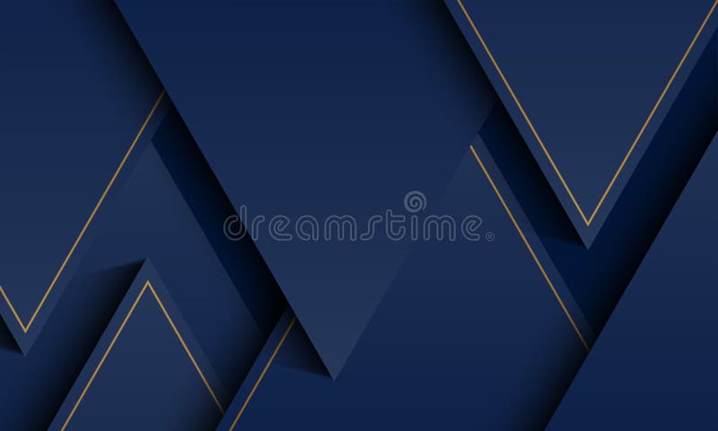 Abstract Bright Blue Color Strip Pattern Luxury Dark Blue with Gold ...