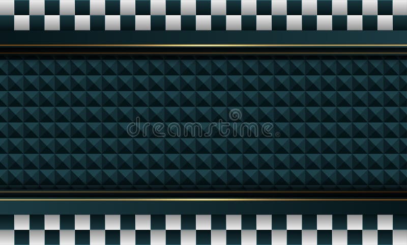 Abstract Bright Blue Color Strip Pattern Luxury Dark Blue with Gold ...