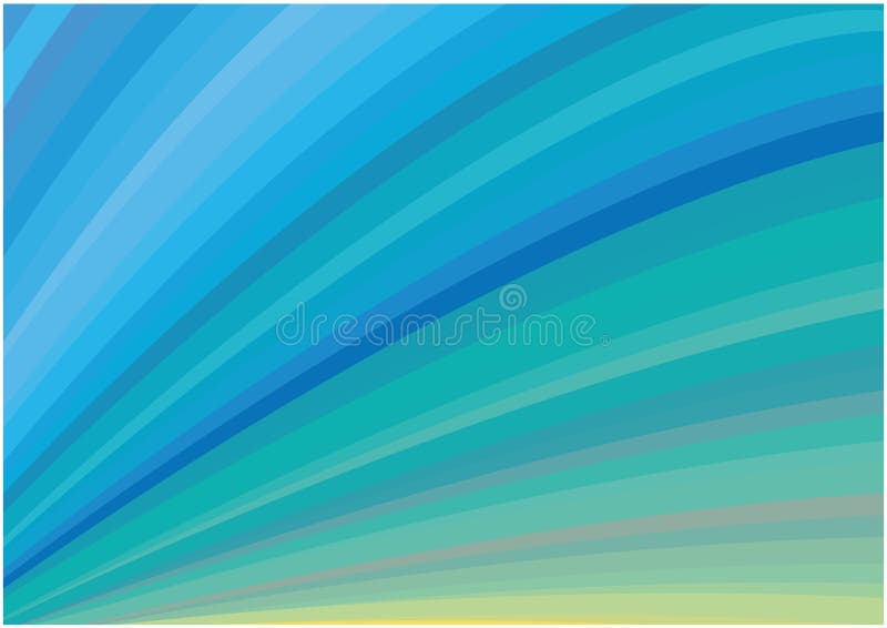 Abstract Bright Blue Curves Background Stock Vector - Illustration of ...