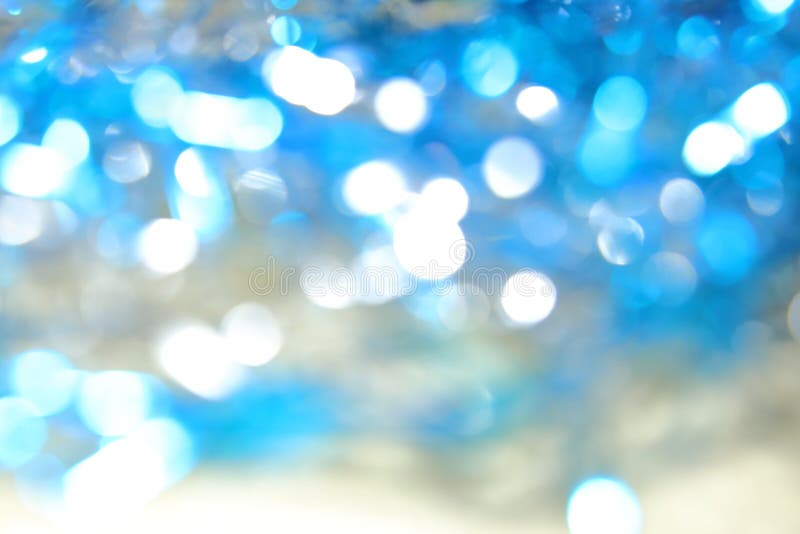 Abstract Bright Blue Magic Blurred Background with Bokeh Effect Stock ...