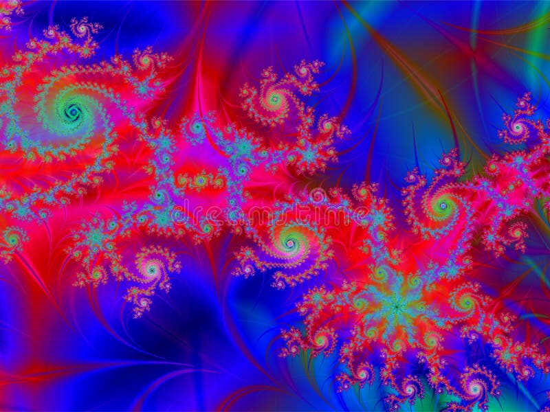 Abstract Bright Blue-red Linear Pattern, Color Graphics, Background ...