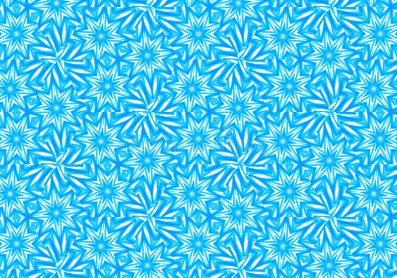 Abstract Bright Blue Repeating Pattern Stock Illustration ...