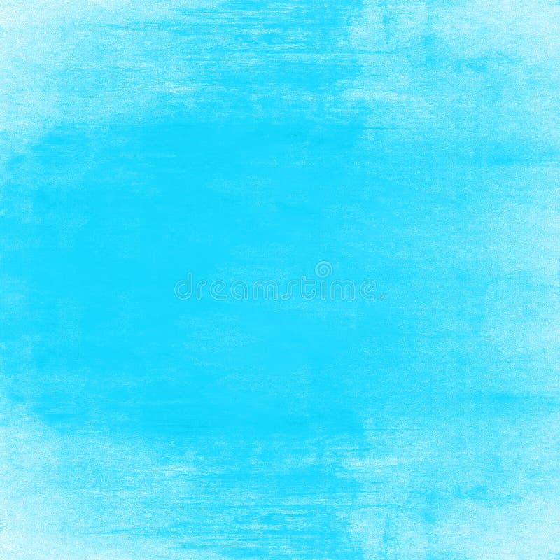 Abstract Bright Blue Turquoise Watercolor Painted Paper Texture ...