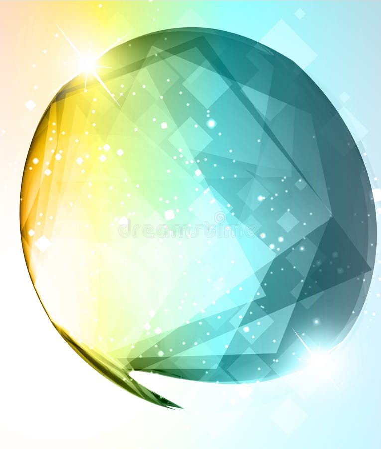 Abstract bright bubble stock vector. Illustration of luster - 22504992