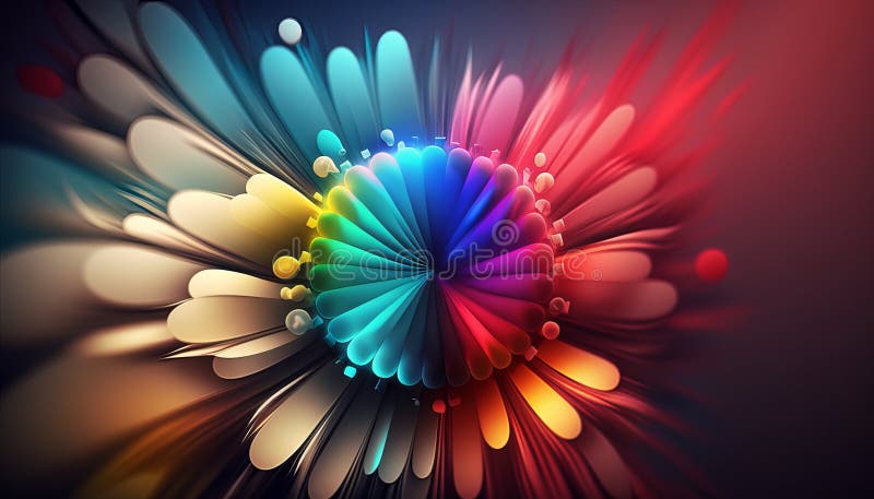 Abstract Bright Color Background. Generative AI. Stock Image - Image of ...