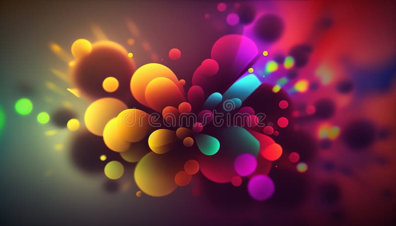 Abstract Bright Color Background. Generative AI. Stock Illustration ...