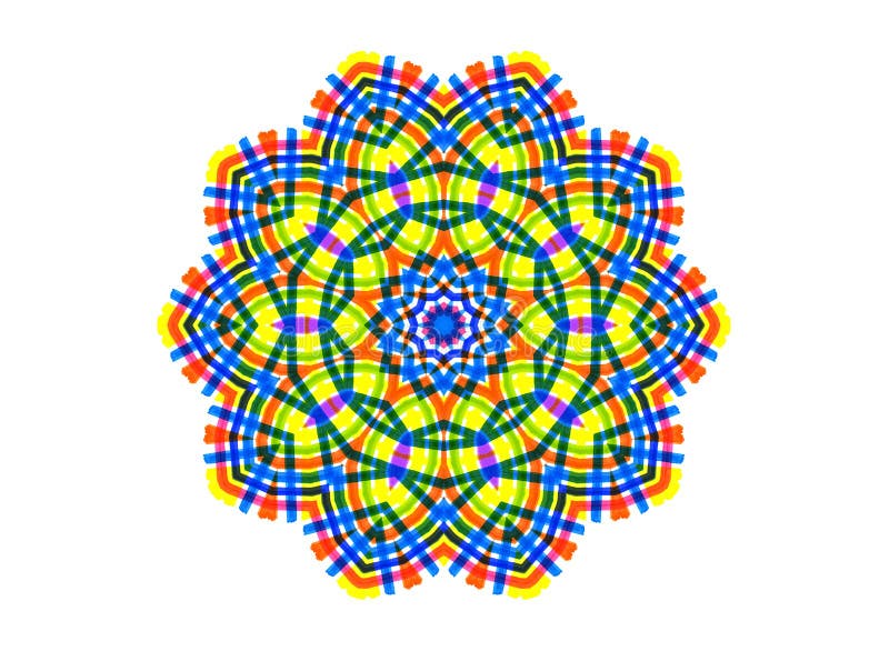 Abstract Bright Color Shape Stock Illustration - Illustration of ...