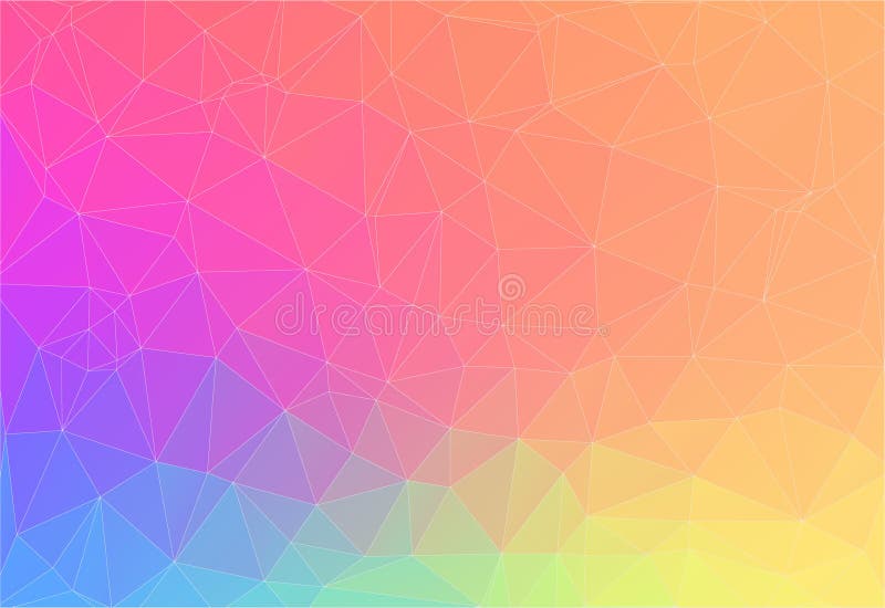 Abstract Bright Color Triangle Background Stock Vector - Illustration ...