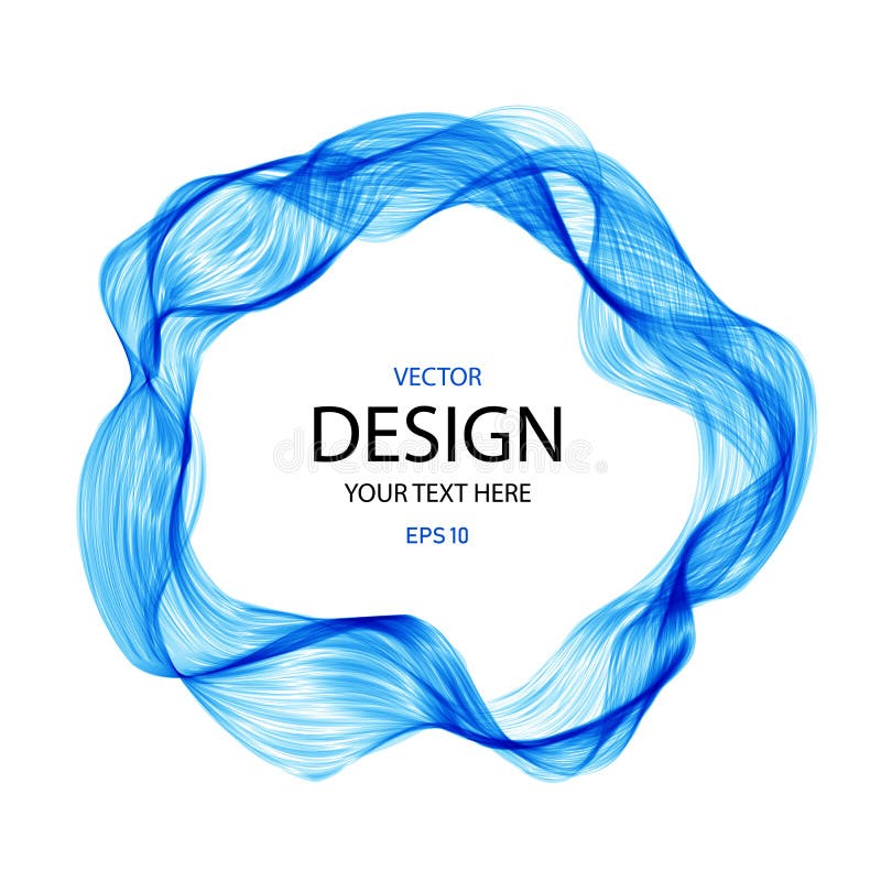 Abstract Bright Color Wave in the Shape of Circle. Stock Vector ...