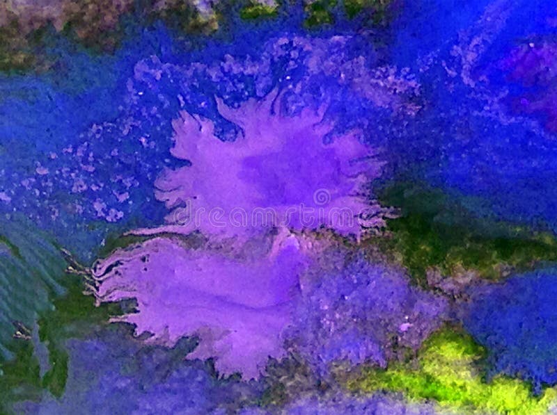 Abstract Bright Colored Decorative Background .Cosmic Pattern Handmade ...