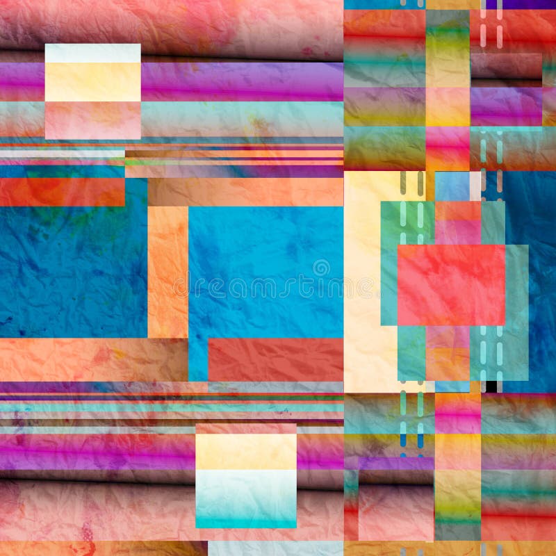 Abstract bright colorful stock illustration. Illustration of building ...