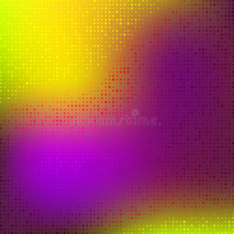Abstract Bright Colors Minimal Mosaic Background Stock Illustration ...