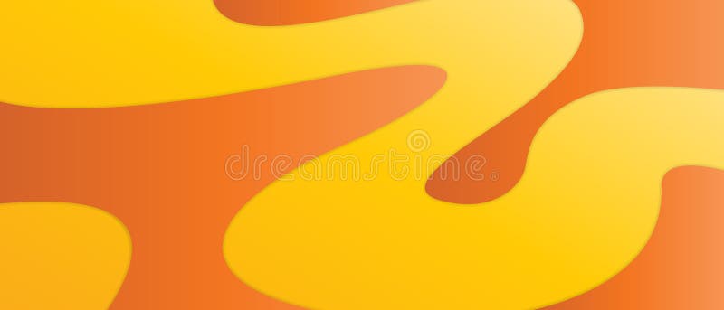 Abstract Bright Energetic Yellow Wave Illustration Stock Vector ...