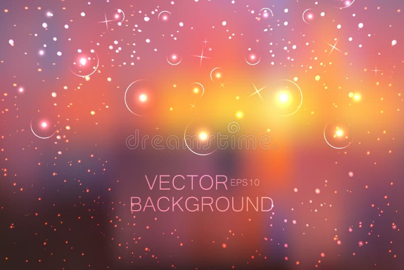 Abstract Bright Glitter Background with Little Stars Stock Illustration ...