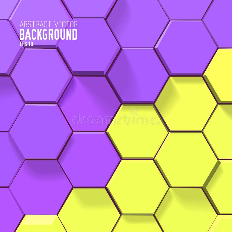Abstract Bright Honeycomb Design Background Stock Vector - Illustration ...
