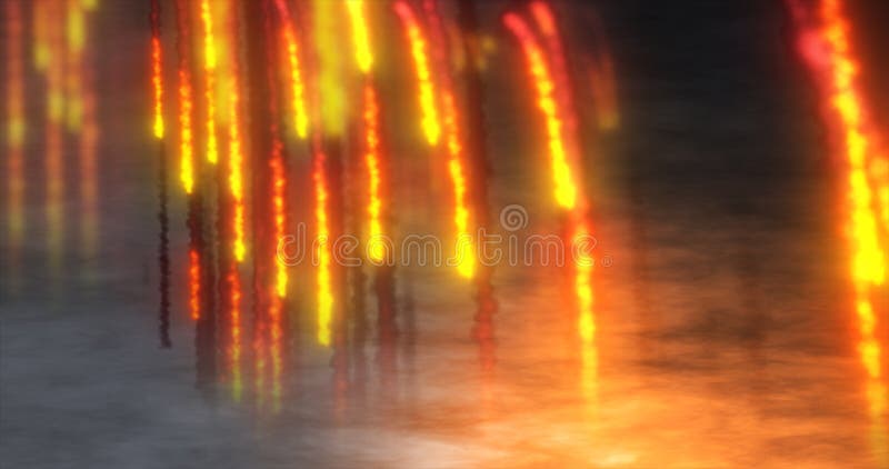 Abstract Bright Meteors Burning Falling from the Sky, Meteorites ...