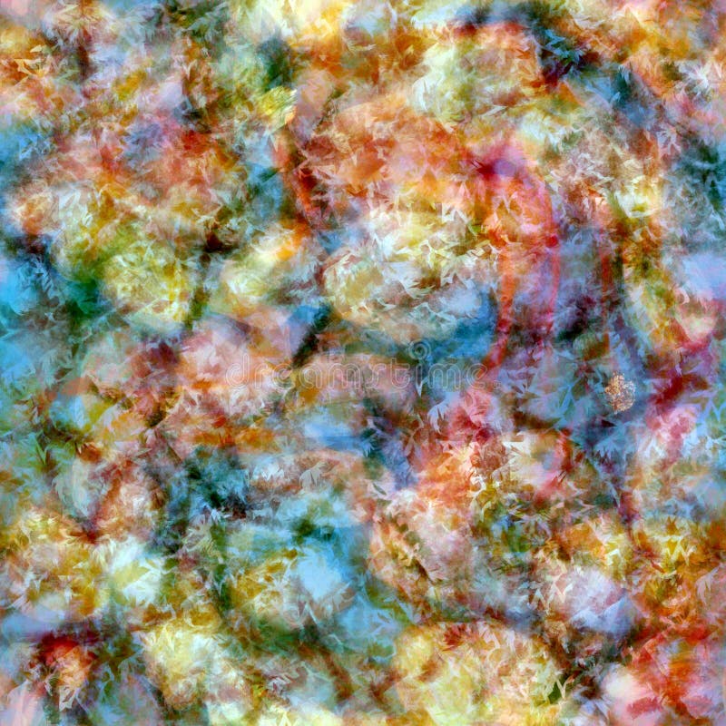 Abstract Bright Multicolor Layered Painted Pattern of Chaotic Mixed ...