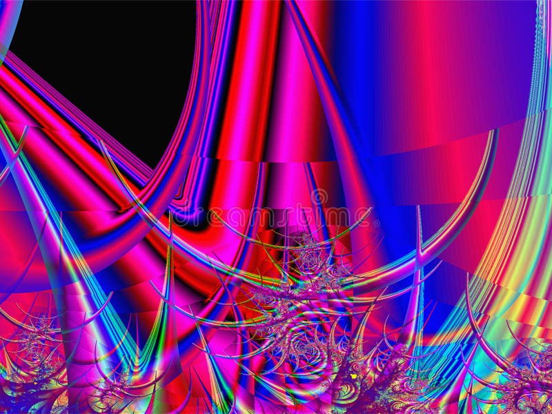 Abstract Bright Multicolor Linear Pattern, Color Graphics, Background ...