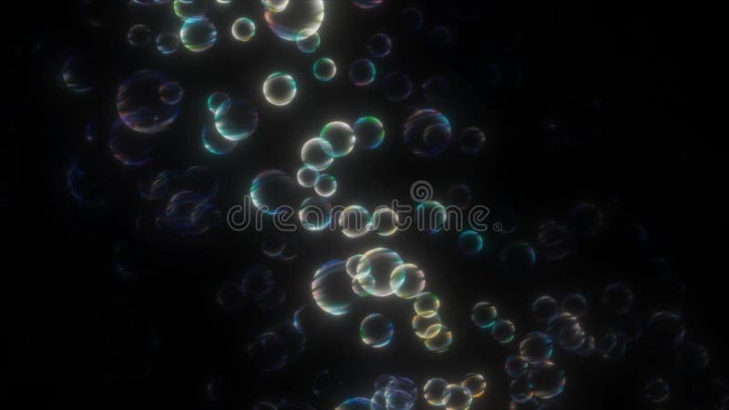 Bubbles of Water Particles. Underwater Bubbles are Approaching. Stock ...