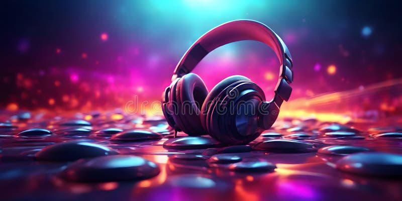 Abstract Bright Musical Background Stock Image - Image of show ...