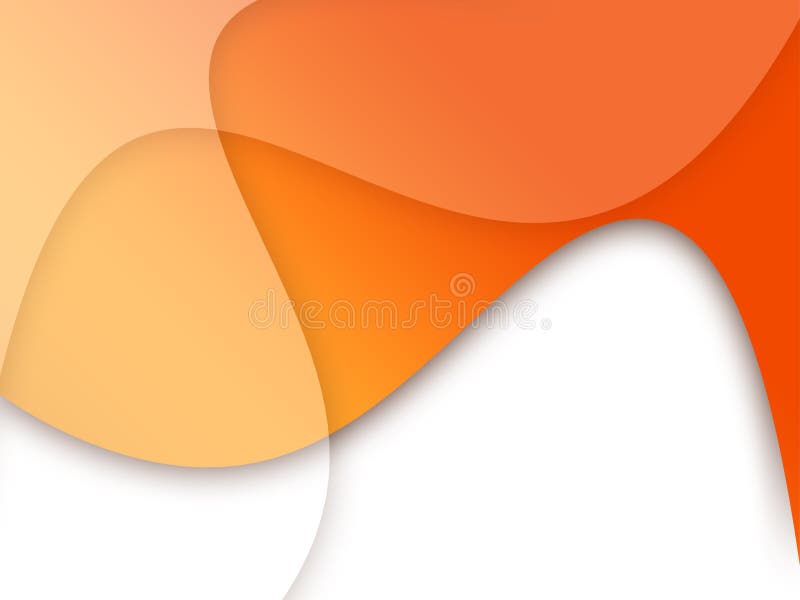 Abstract Bright Orange Design Stock Illustration - Illustration of ...