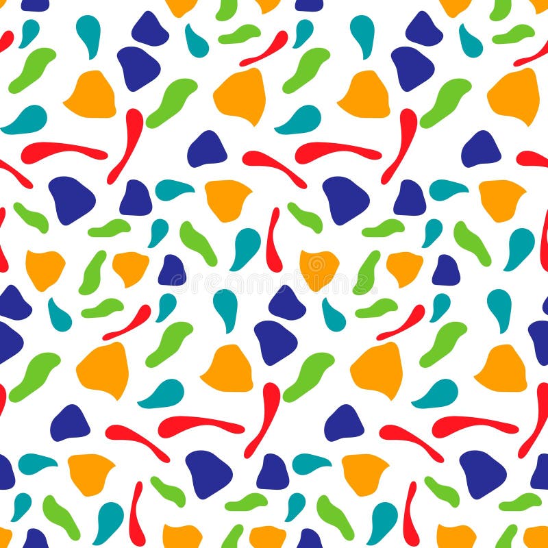 Abstract Bright Pattern with Various Elements in the Form of Colorful ...
