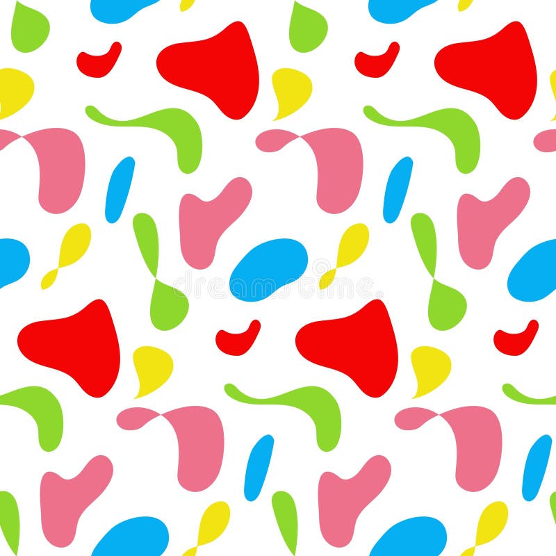 Abstract Bright Pattern with Various Elements in the Form of Colorful ...