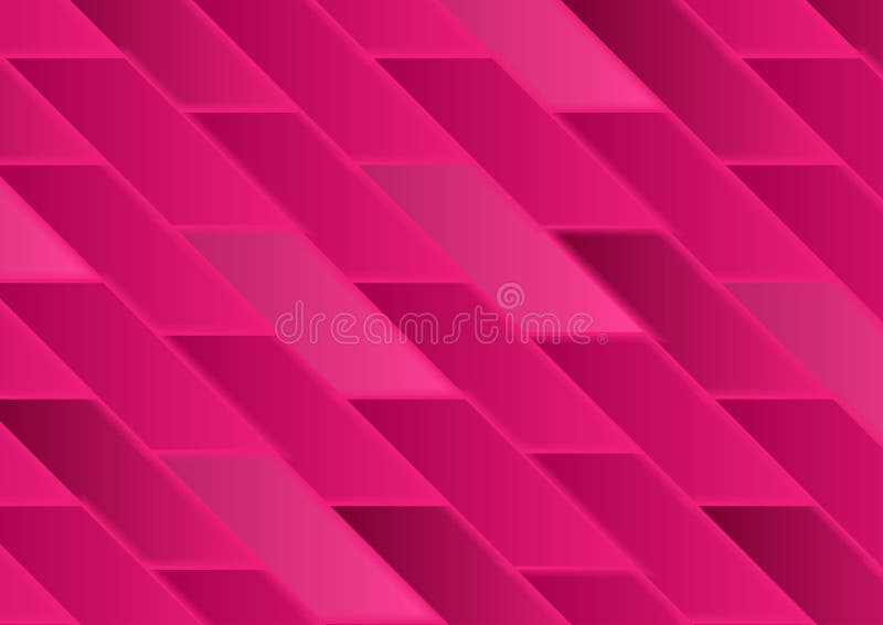 Abstract Bright Pink Geometric Tiles Hi-tech Background Stock Vector ...