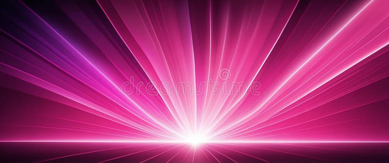 Abstract Bright Pink Rays of Light Beams Spectrum Banner Ai Generated ...