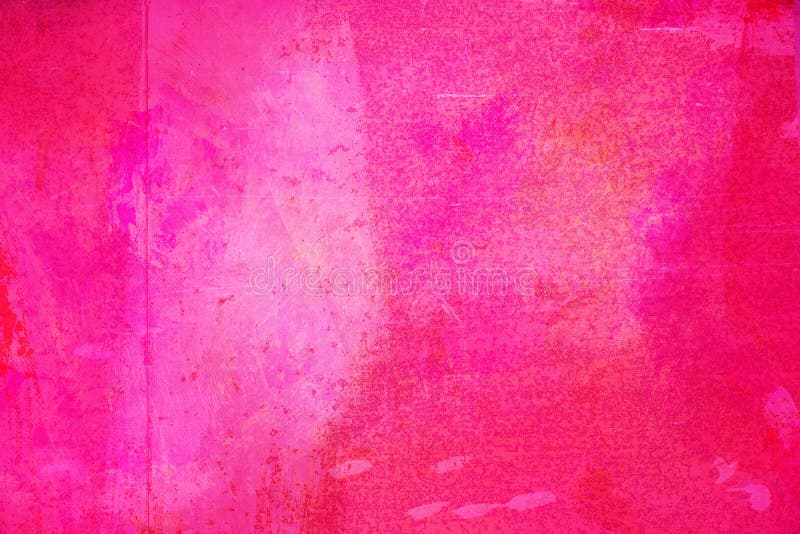 The Abstract Bright Pink Surface Has a Brush Painted on the Background ...