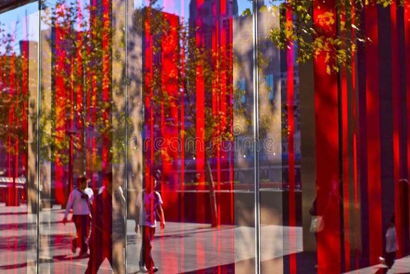 Abstract - Bright Red Window Stock Photo - Image of concept, light ...