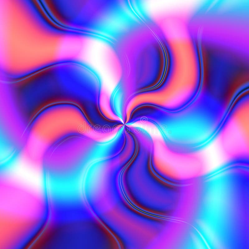 Abstract Bright Rotating Background of Waves Converging To One Point ...